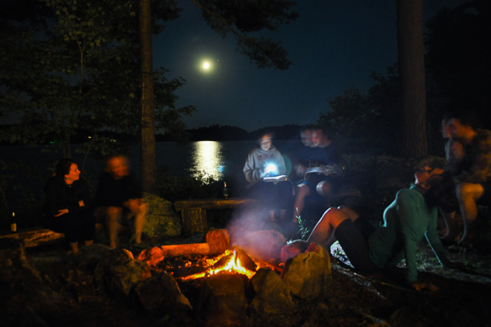 Wasan Island, in the heart of the Muskoka Lakes, Ontario, Canada.